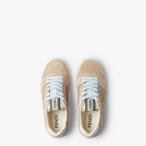 Fendi Match Trainers - Beige