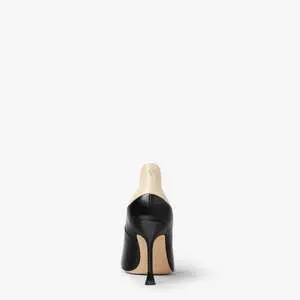 Fendi Leather Court Shoes With Stiletto Heel - Black