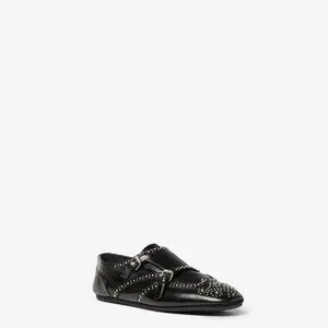 Fendi Stud Monk Strap Loafers