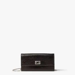 Fendi Continental Tube Wallet With Chain