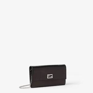 Fendi Continental Tube Wallet With Chain