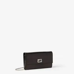 Fendi Continental Tube Wallet With Chain