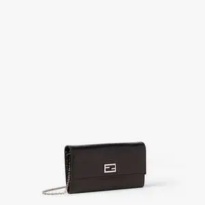 Fendi Continental Tube Wallet With Chain