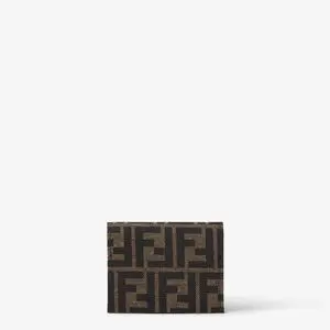 Fendi Ff Jacquard Card Case