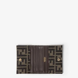 Fendi Ff Jacquard Card Case