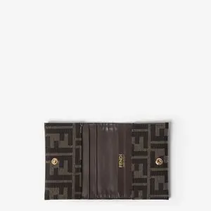Fendi Ff Jacquard Card Case