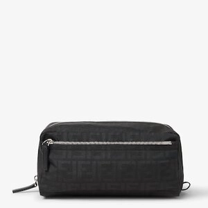 Fendi Double Zip Toiletry Case Medium - Black