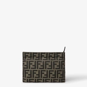 Fendi Flat Toiletry Case Micro - Brown