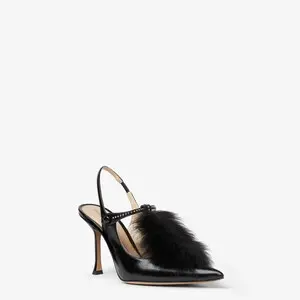 Fendi Noir Slingback Heels