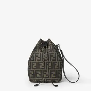 Fendi Ff Light Drawstring Pouch Medium