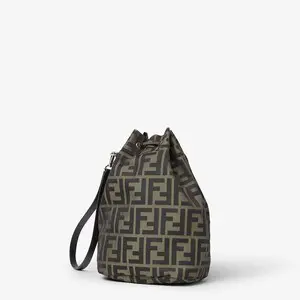 Fendi Ff Light Drawstring Pouch Medium