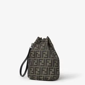 Fendi Ff Light Drawstring Pouch Medium