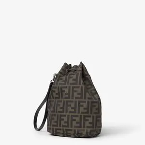 Fendi Ff Light Drawstring Pouch Medium