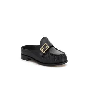 Fendi Baguette Sabots - Black