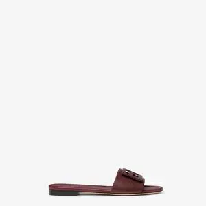 Fendi Baguette Slides - Red