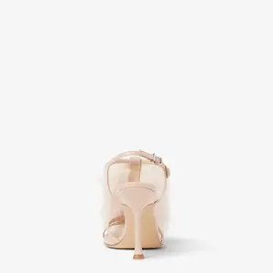 Fendi Noir Strappy Stiletto Sandals