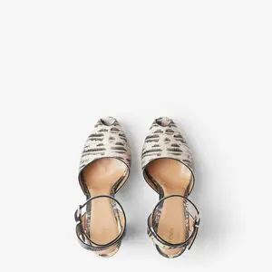 Fendi After 9 Platform Sandals - Beige