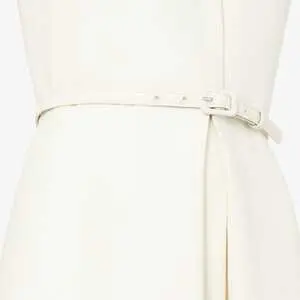 Fendi Ivory Wool And Silk A-line Dress