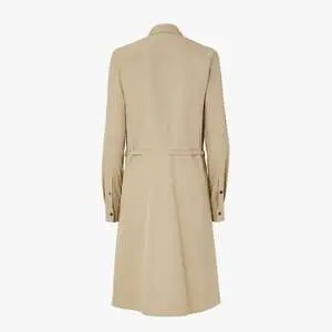 Fendi Cotton Shirt Dress With Belt