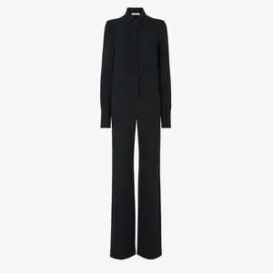 Fendi Silk Cady Jumpsuit - Black