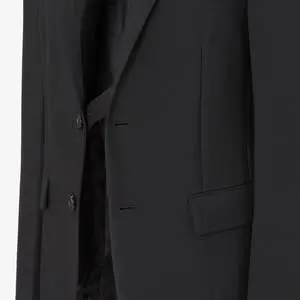 Fendi Single-breasted Kid Mohair Blazer