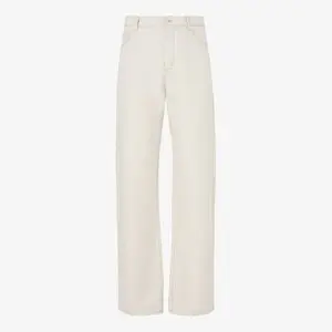 Fendi Selleria Long Jeans - White