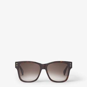 Fendi Ff Logo Square Sunglasses