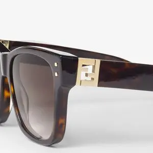 Fendi Ff Logo Square Sunglasses