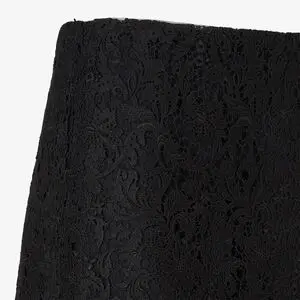 Fendi Macramé Lace Midi Skirt