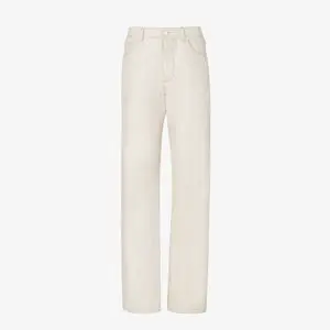 Fendi Selleria Long Jeans - White