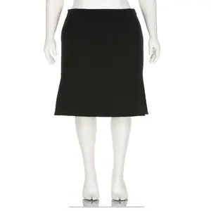 Fendi Wool And Silk Midi Skirt - Black