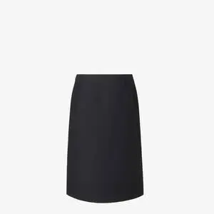 Fendi Wool And Silk Midi Skirt