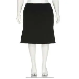 Fendi Wool And Silk Midi Pencil Skirt - Black
