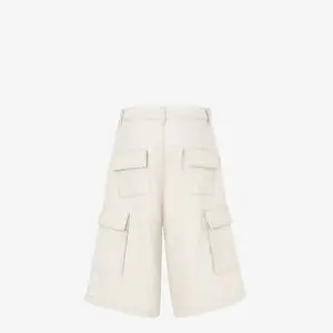 Fendi Selleria Wide-leg Cargo Bermuda Shorts