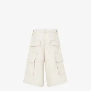 Fendi Selleria Wide-leg Cargo Bermuda Shorts