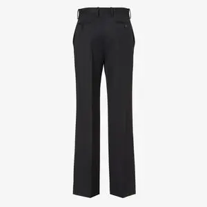 Fendi Grain De Poudre Wool Trousers