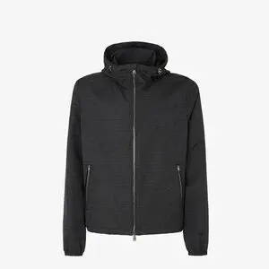 Fendi Ff Zucca Jacquard Nylon Blouson - Black