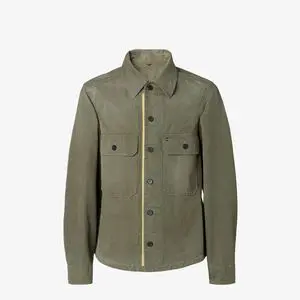 Fendi Cotton Drill Blouson Jacket - Green