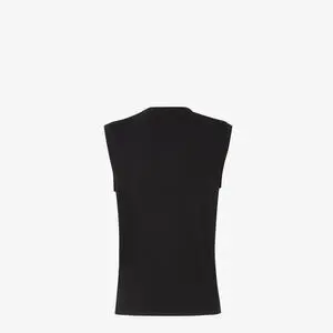 Fendi Ti Amo Graphics Sleeveless Top