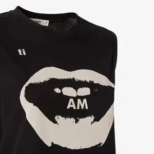 Fendi Ti Amo Graphics Sleeveless Top