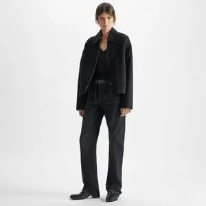 Fendi Wool Deconstructed Blouson Jacket