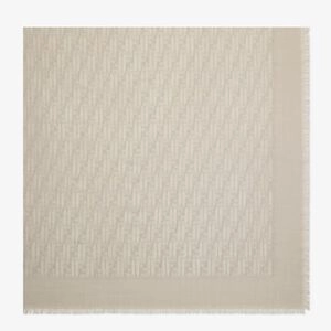 Fendi Ff Shawl - Grey