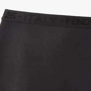 Fendi Jacquard Logo Hipster Shorts