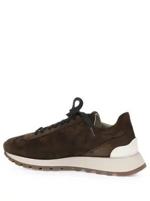 Brunello Cucinelli Suede Lace-up Sneakers