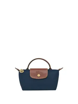 Longchamp Le Pliage Original Clutch With Handle - Blue