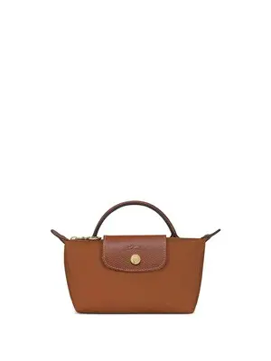 Longchamp Le Pliage Original Clutch With Handle - Brown