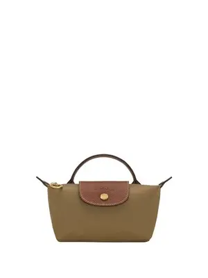 Longchamp Clutch With Handle Le Pliage Original - Green