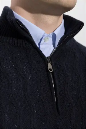 Etro Cashmere Sweater With Embroidered Logo