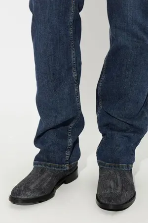 Etro Suede Chelsea Boots