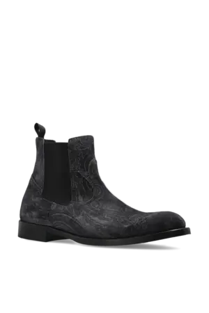 Etro Suede Chelsea Boots